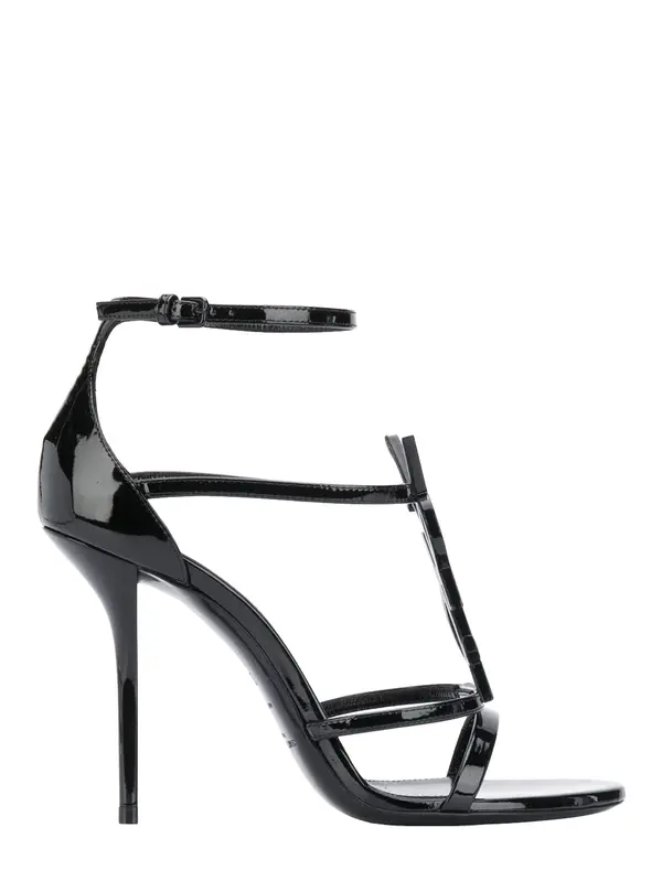 Saint Laurent 110mm Cassandra Sandals - Black