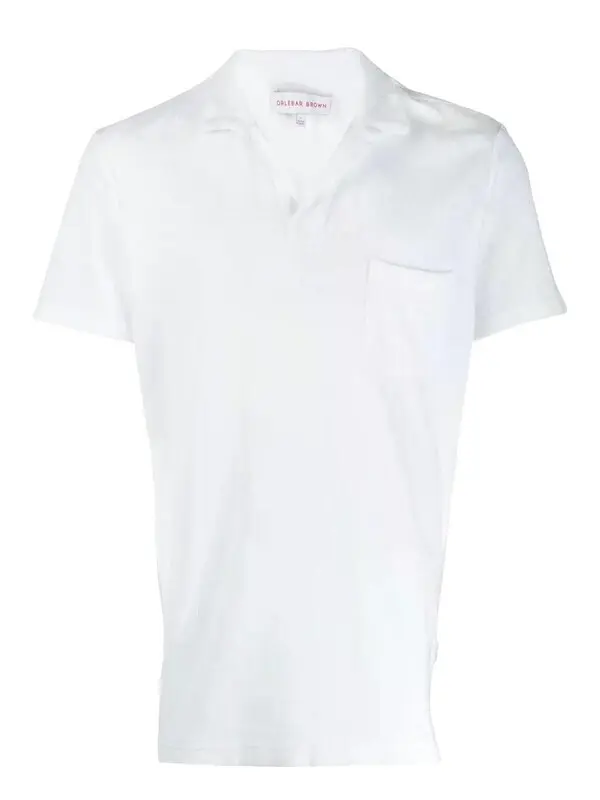 Orlebar Brown Terrycloth Polo Shirt - White
