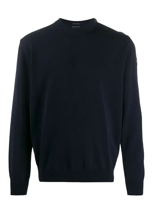 Paul & Shark Round Neck Sweater - Blue