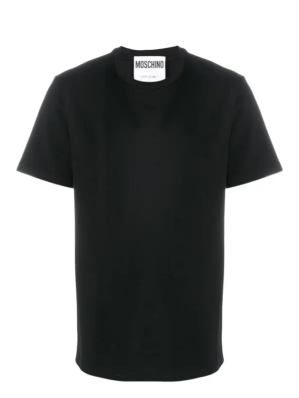 Moschino Logo Patch T-shirt - Black