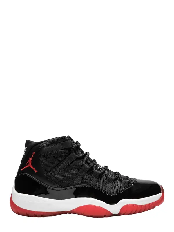 JORDAN Air Retro Bred Sneakers - Black