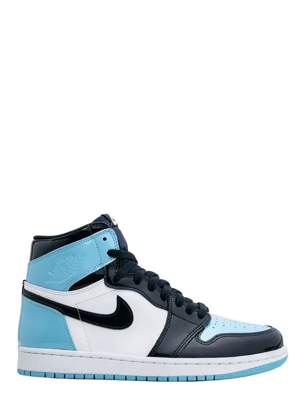 JORDAN Air 1 High Og Patent Leather Sneakers - Blue