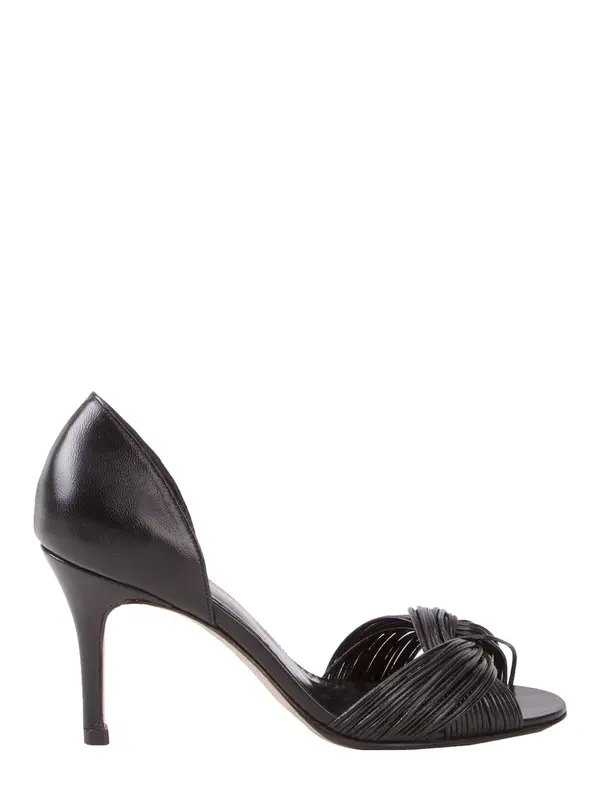 STUDIO CHOFAKIAN Open Toe Pumps - Black