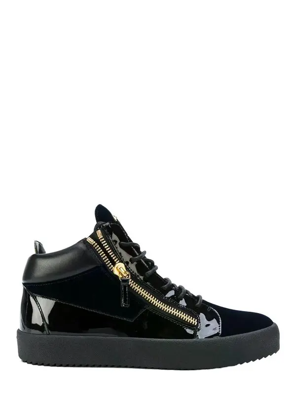 GIUSEPPE ZANOTTI Kriss Hi-top Sneakers - Blue
