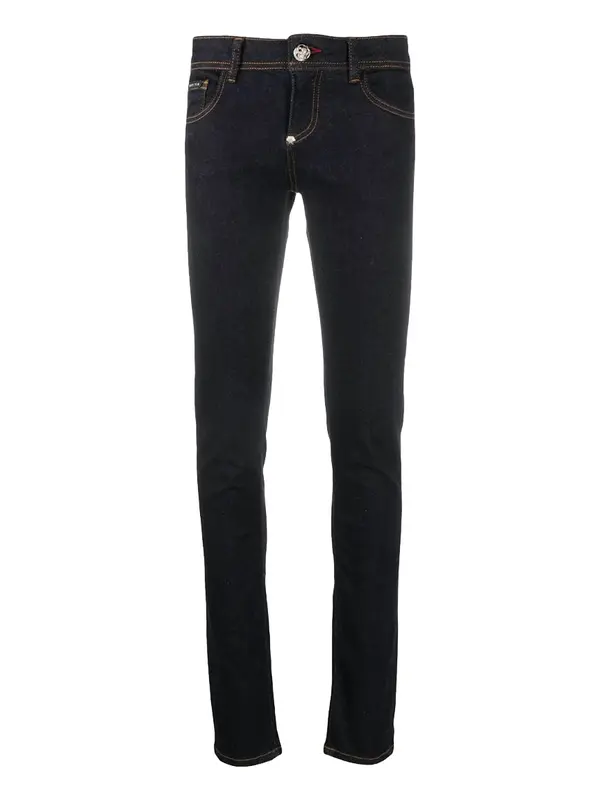 Philipp Plein Basic Slim-fit Jeans - Blue