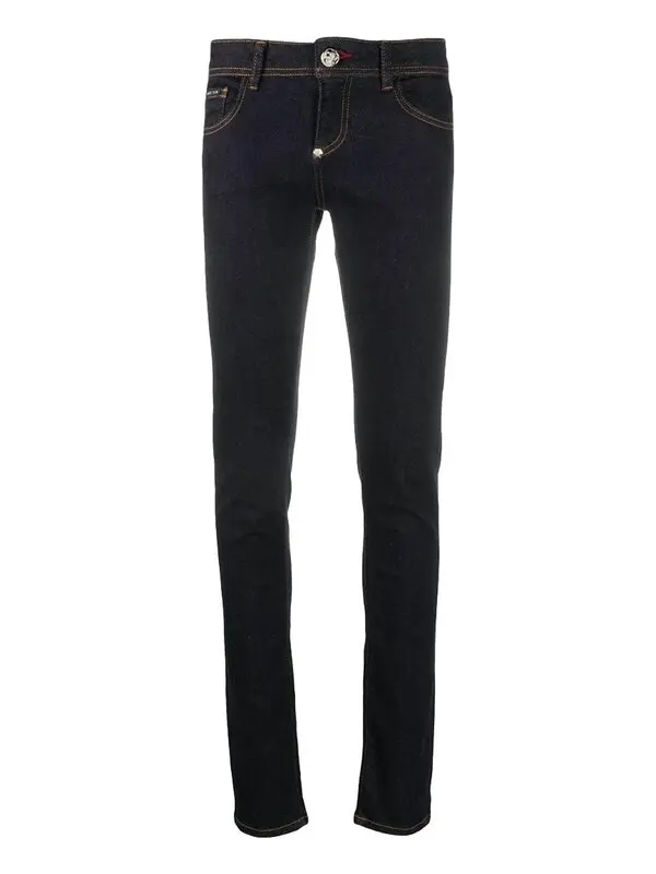 Philipp Plein Basic Slim-fit Jeans - Blue