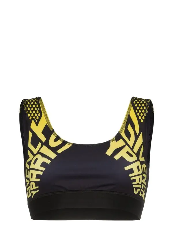 Givenchy Logo Print Sports Bra - Black