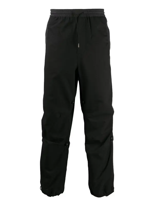 MAHARISHI Drawstring Track Pants - Black