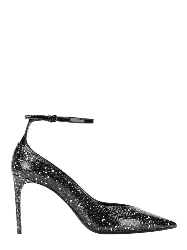 Saint Laurent Ink Splashes Pumps - Black