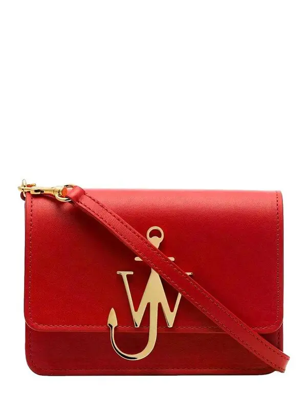 JW Anderson Anchor Logo Shoulder Bag - Red