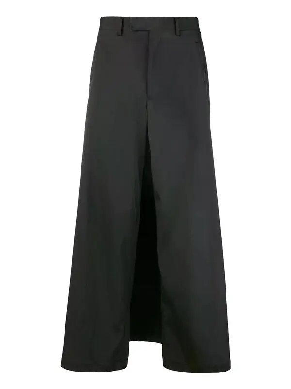 Jean Paul Gaultier Apron Back Trousers - Black