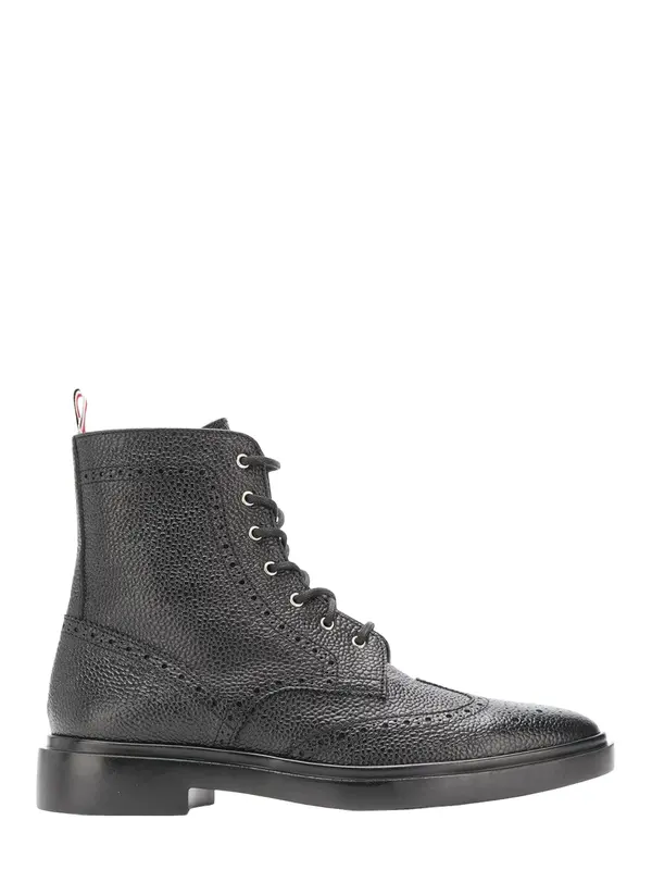 Thom Browne Brogue Boots - Black