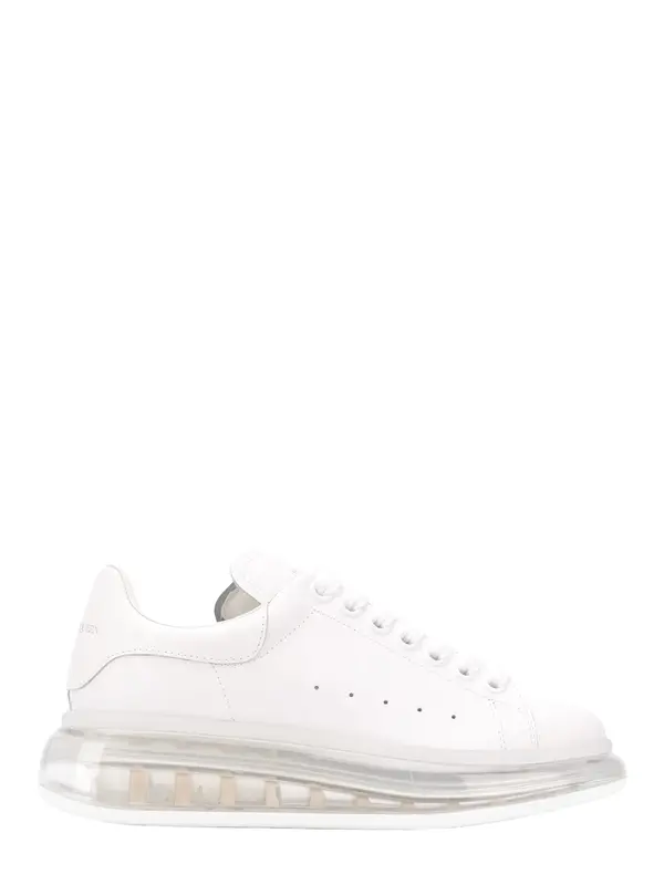 Alexander McQueen Oversized Leather Sneakers - White
