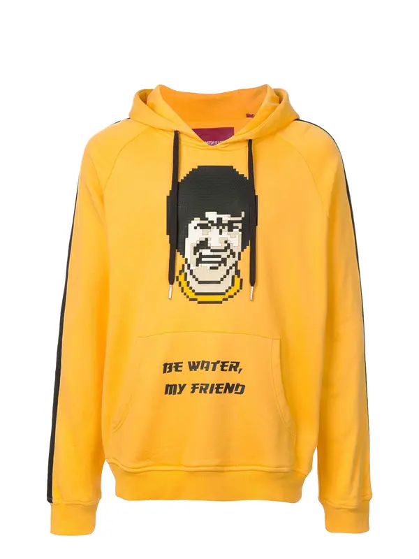 MOSTLY HEARD RARELY SEEN Be Water My Friend Hoodie - Yellow