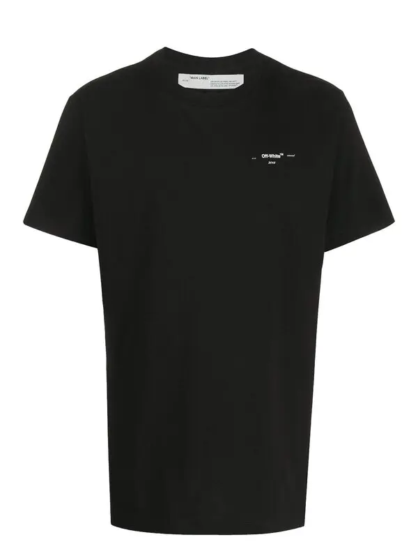 Off-White Logo Print T-shirt - Black