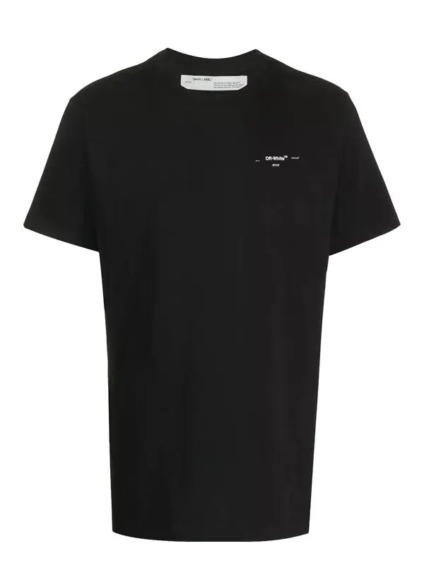 Off-White Logo Print T-shirt - Black