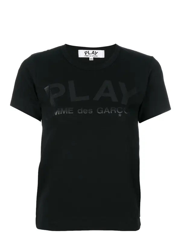 Play Comme Des Garcon Printed T-shirt - Black