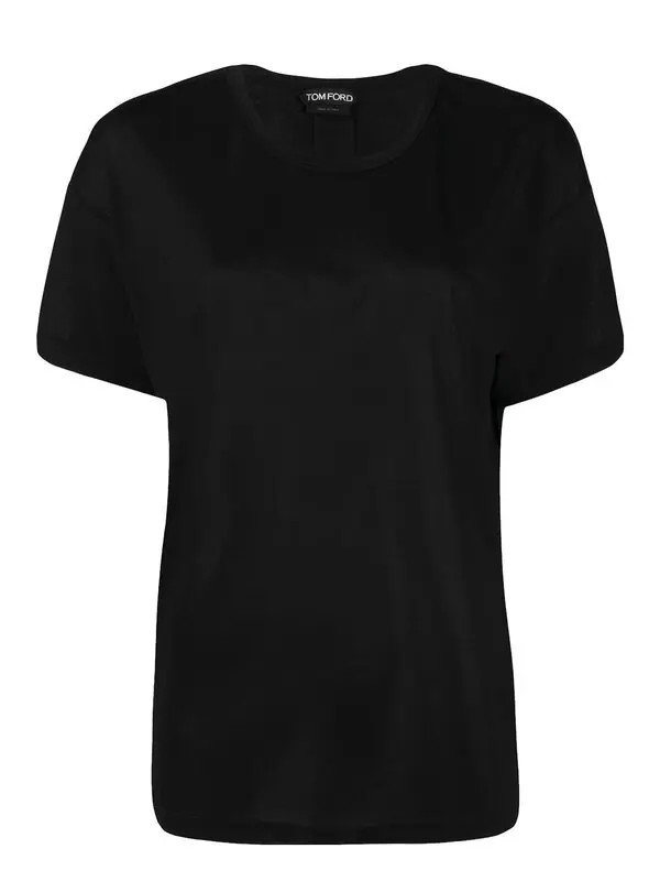 TOM FORD Logo-patch T-shirt - Black
