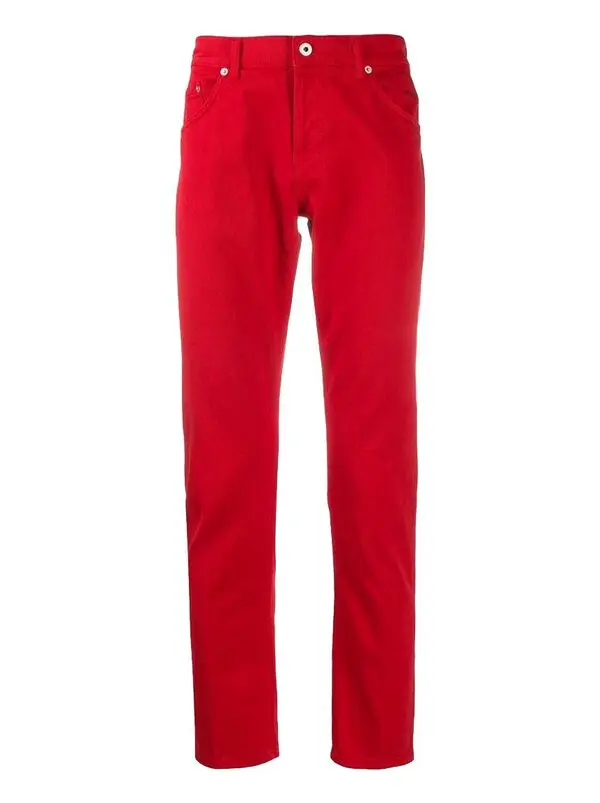 DONDUP Mius Low Rise Jeans - Red