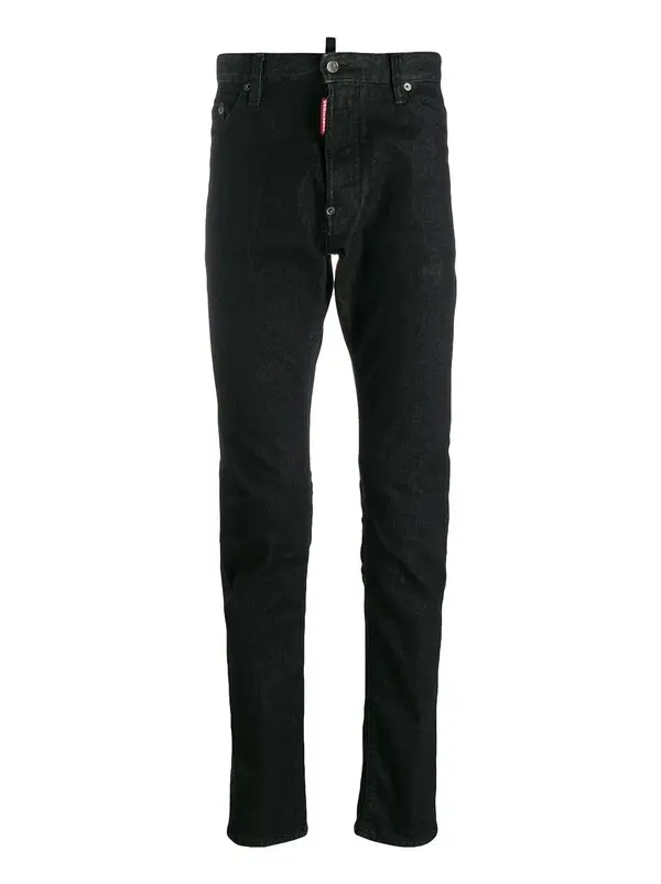 Dsquared2 Mid-rise Slim-fit Jeans - Black