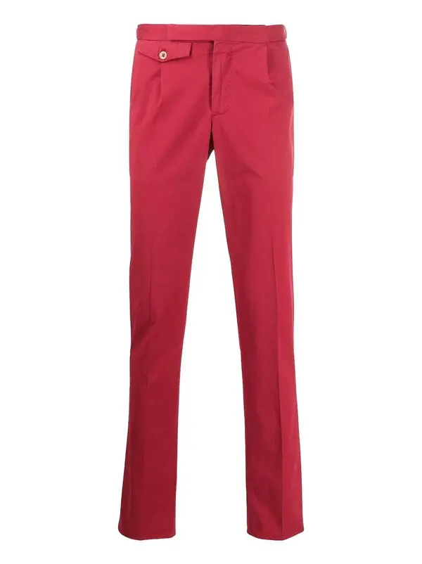 Incotex Front Pocket Chinos - Red