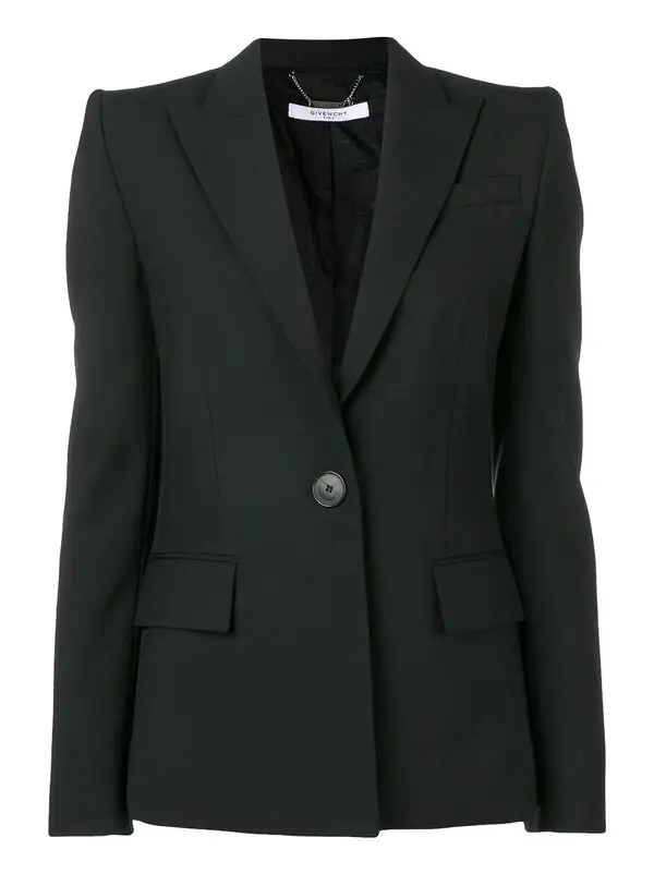 Givenchy Single-breasted Blazer - Black