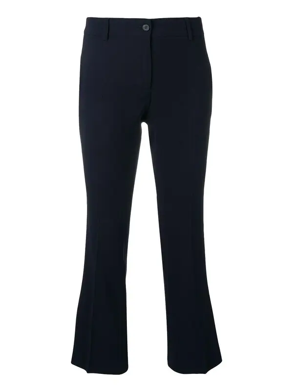 Alberto Biani Pressed-crease Trousers - Blue