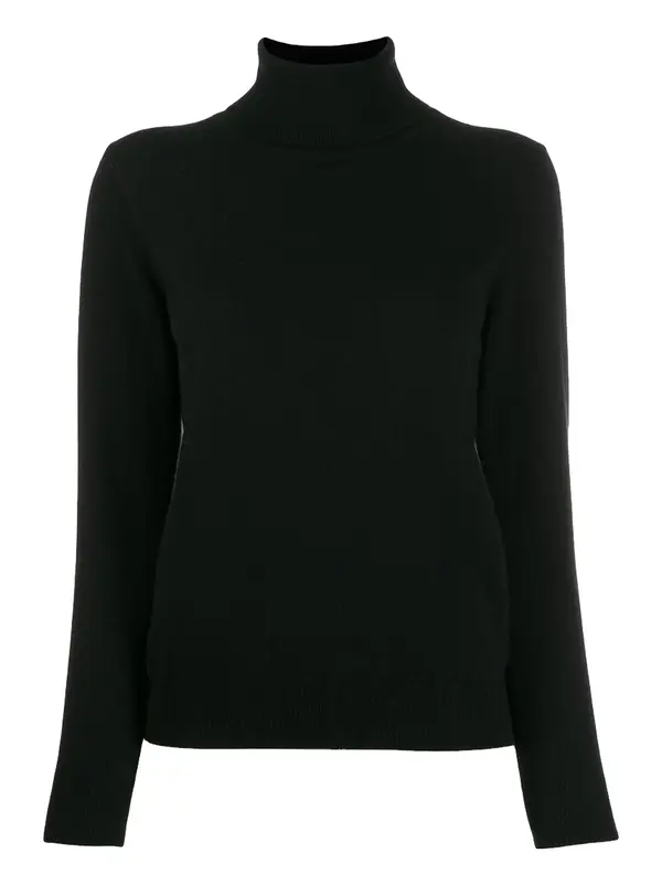 N.peal Polo Neck Sweater - Black