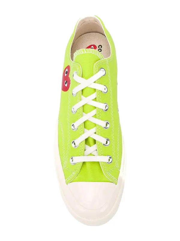 COMME DES GARÇONS PLAY X CONVERSE Chuck 70 Low-top Sneakers - Green