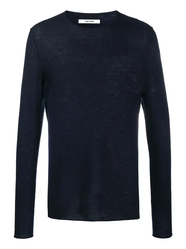 Zadig&Voltaire Teiss Fine-knit Sweater - Blue