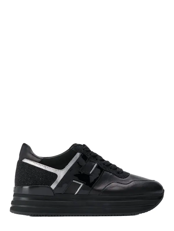 Hogan Rhinestone Sneakers - Black