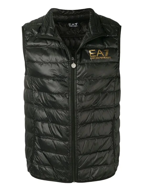 Emporio Armani Padded Gilet - Black