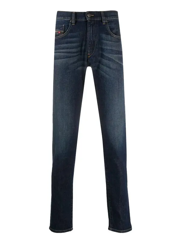 DIESEL® D-strukt Low Rise Skinny Jeans - Blue
