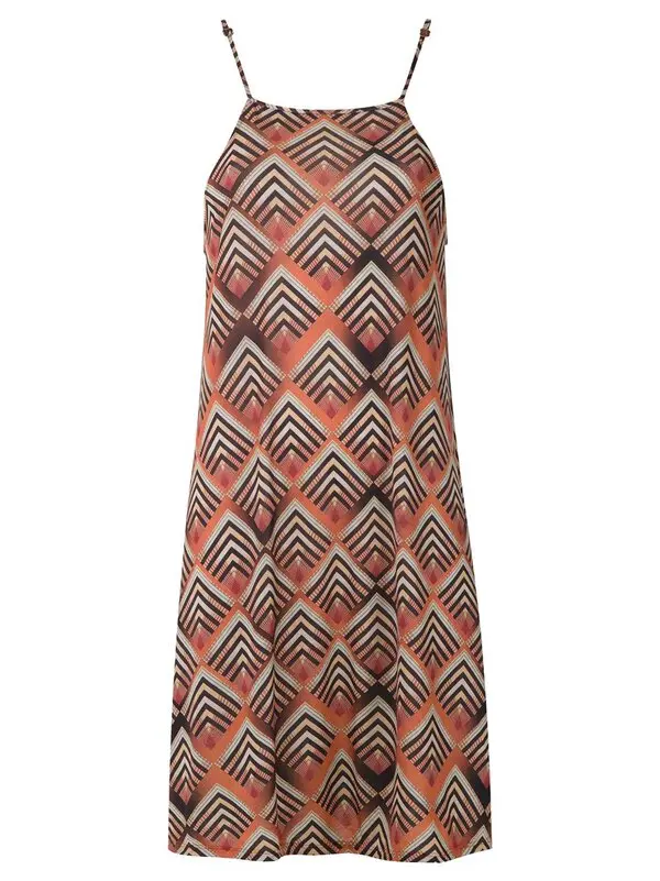 LYGIA & NANNY Iris Printed Dress - Orange