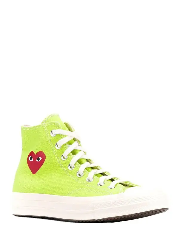 CONVERSE X COMME DES GARONS PLAY Chuck 70 High-top Sneakers - Green