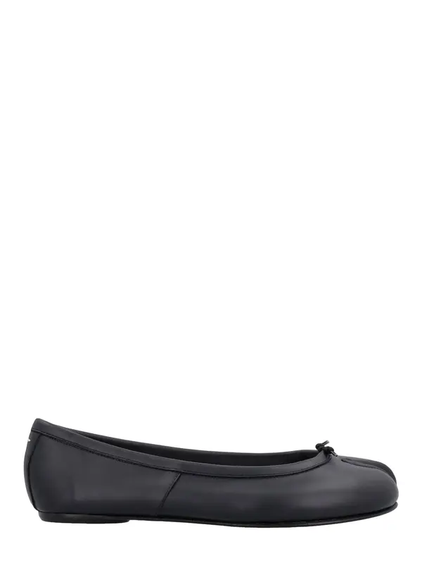 MAISON MARGIELA Tabi Leather Ballerinas - Black