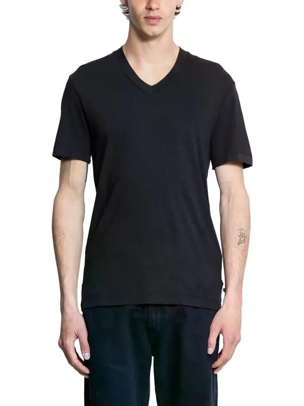 JAMES PERSE V-neck T-shirt - Black