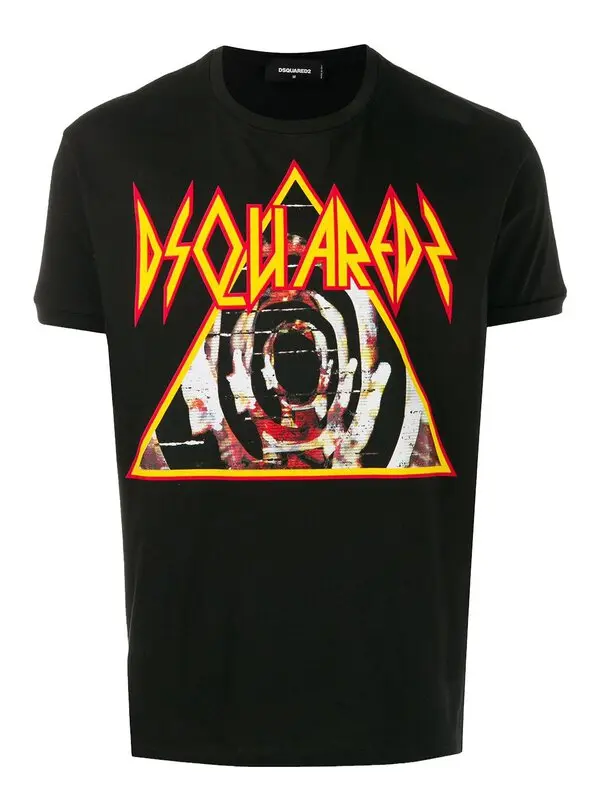 Dsquared2 Pyramid Logo T-shirt - Black