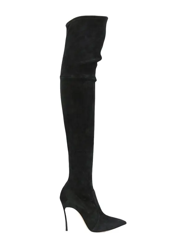 Casadei Over-the-knee Heeled Boots - Black