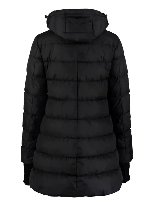 Herno Hooded Padded Coat - Black
