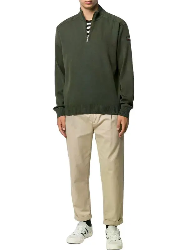 Paul & Shark Half-zip Sweater - Green