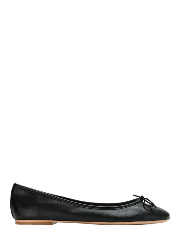 STUDIO CHOFAKIAN Leather Ballerinas - Black