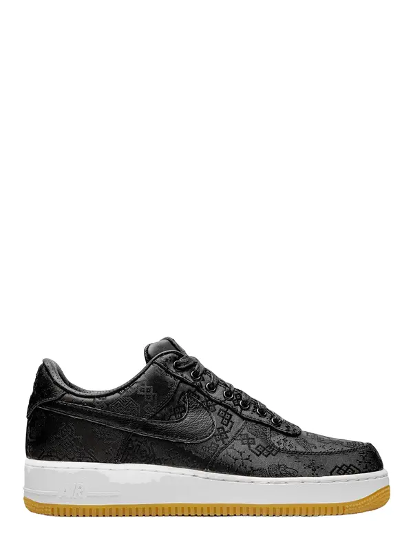 Nike X Fragment X Clot Air Force 1 07 Silk Sneakers - Black