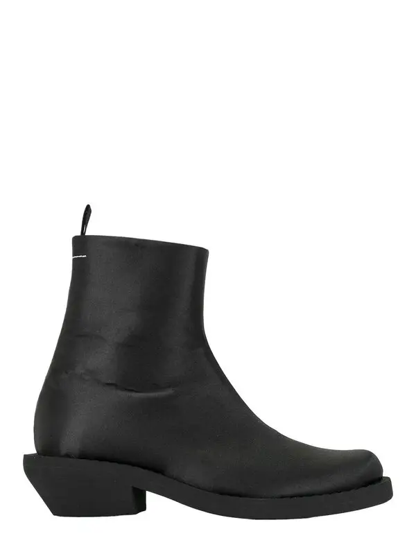 MAISON MARGIELA Extended Heel Ankle Boots - Black