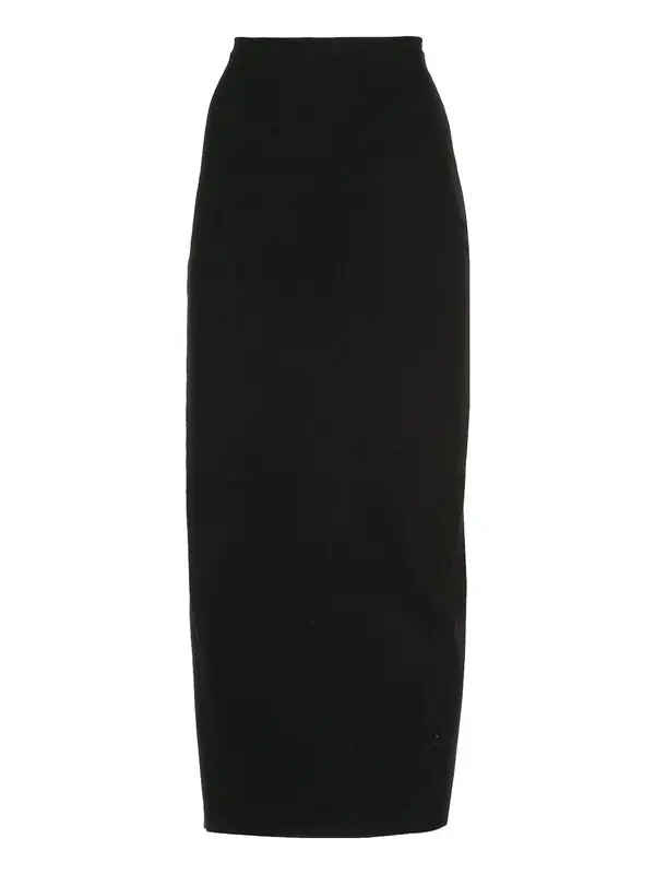 Rick Owens Larry Knit Skirt - Black