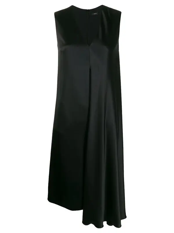 JOSEPH Carrol Double Face Shift Dress - Black