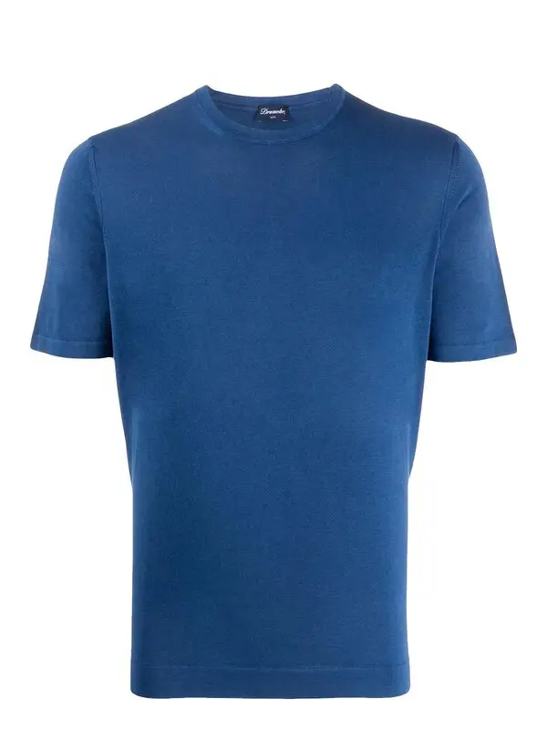 DRUMOHR Solid-color T-shirt - Blue