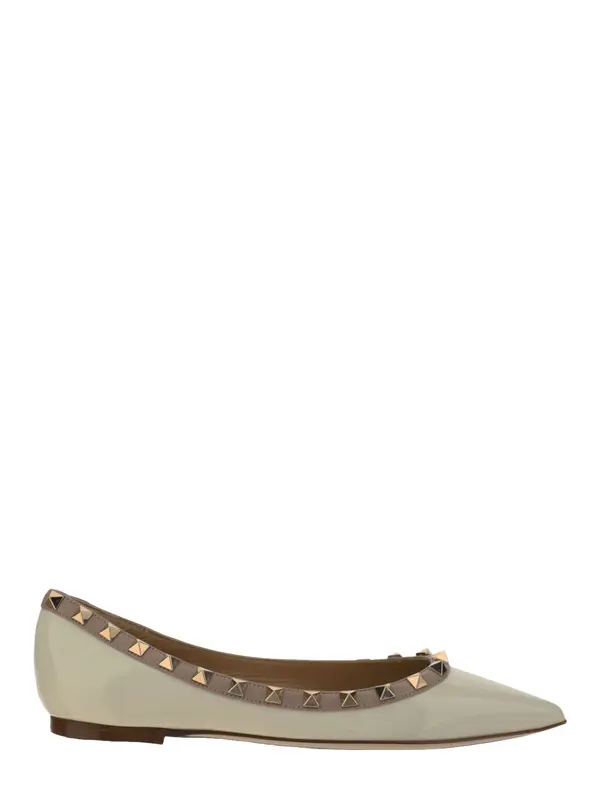Valentino Garavani Rockstud Ballet Flats - Neutrals