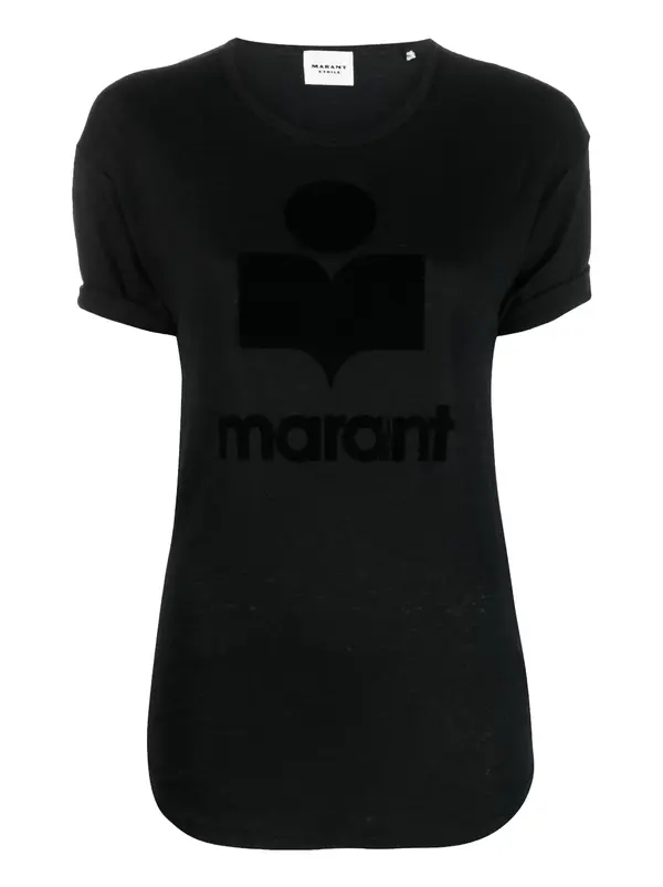 MARANT ETOILE Koldi Logo T-shirt - Black