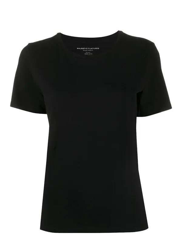 Majestic Filatures Solid-color T-shirt - Black